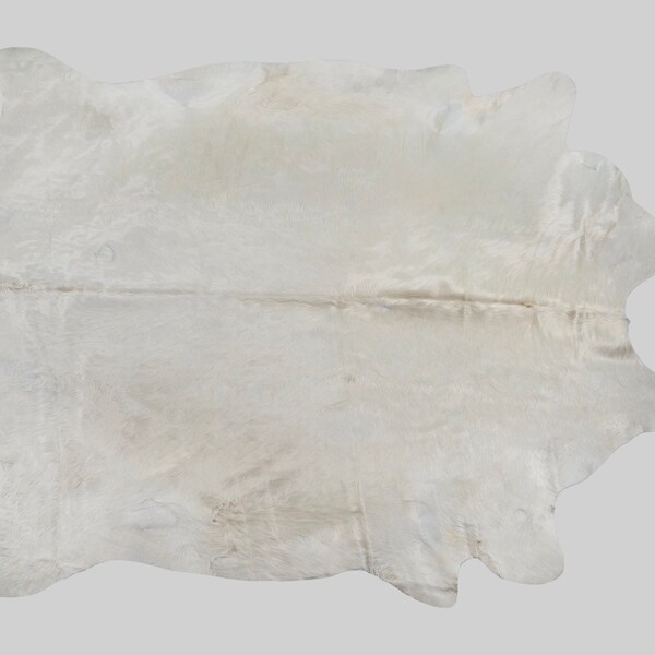 White Cowhide Rug - Etsy