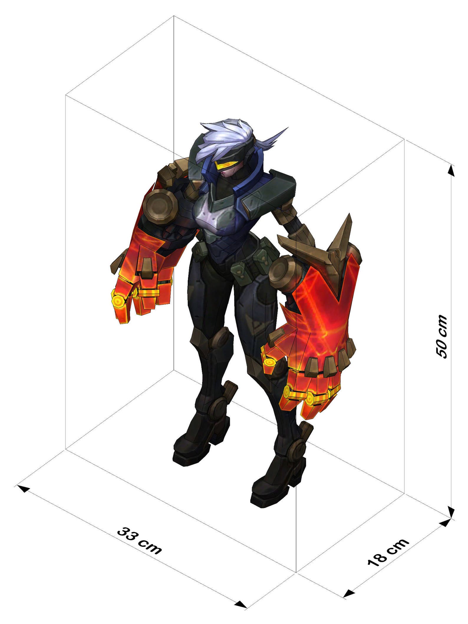 3D Papercraftproject VI Papercraft DIY LOL Paper Craft 3D - Etsy Canada