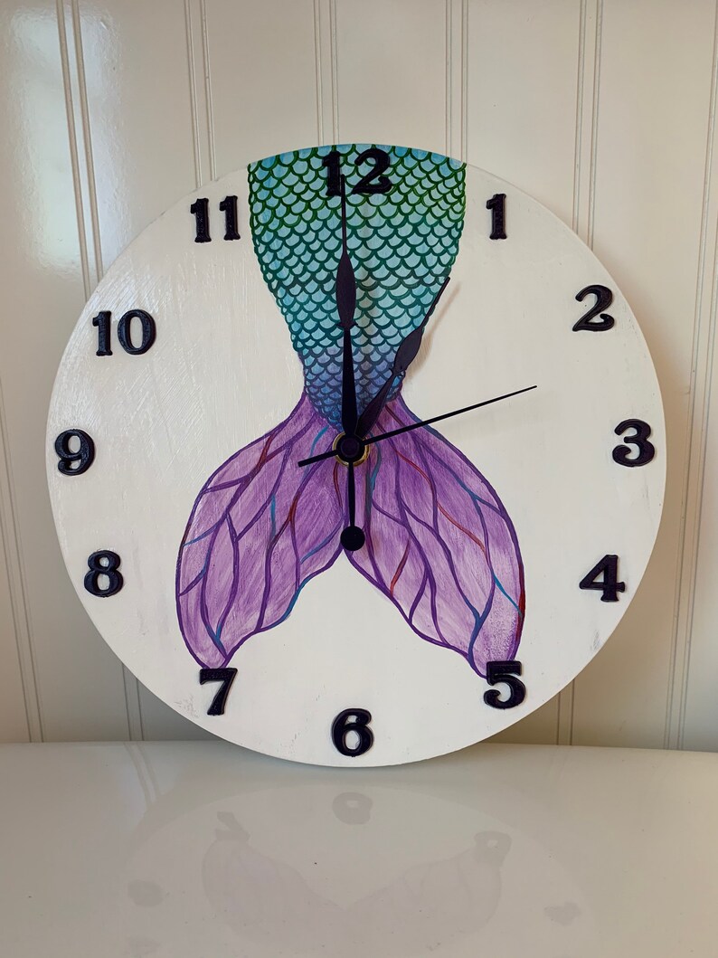 Mermaid Tail Clock | Etsy