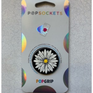 Daisy Pop Socket hand Painted | Etsy