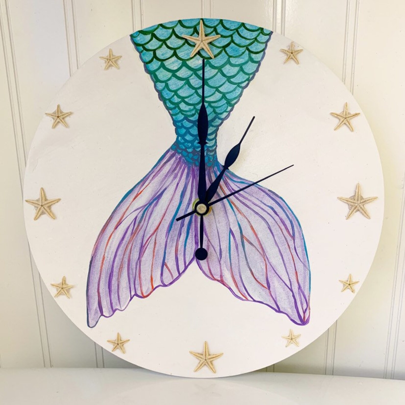 Mermaid Tail Clock | Etsy