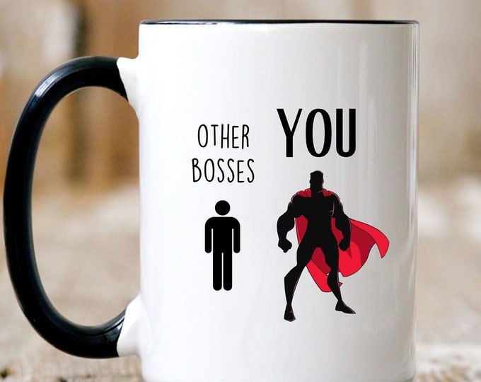 National Boss Day Gift, Boss Mug, Funny Boss Mug, Gift for Boss, Boss ...