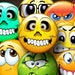 Smileys, Emoji, Emoticons Digital Collage Sheets 3.451 Circles for 3 ...