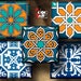 Moroccan Tile Designs Digital Collage Sheets Printable Download ...