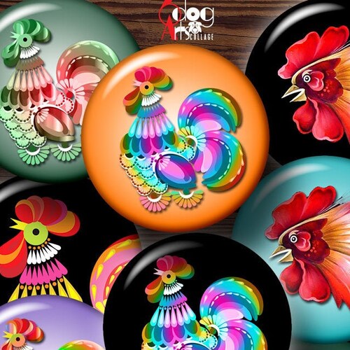 Dragons Digital Collage Sheets Printable Download 2.755 - Etsy