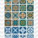 Moroccan Tile Designs Digital Collage Sheets Printable - Etsy