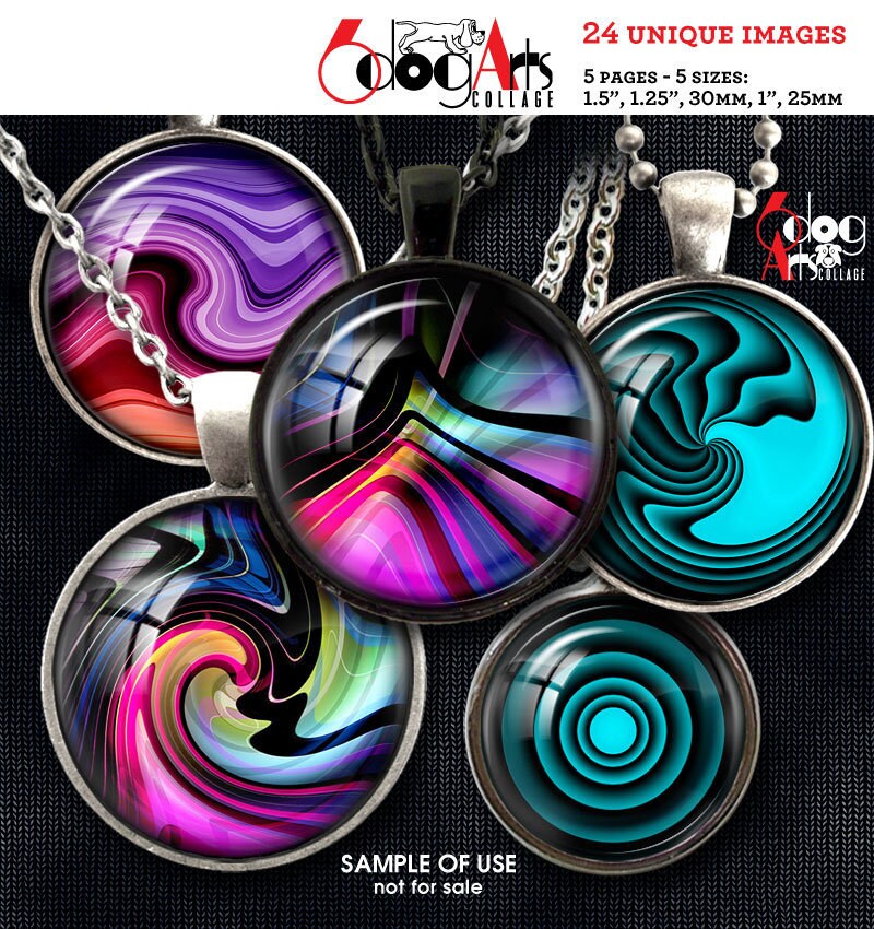 Abstract Geometry Digital Collage Sheets Printable Download | Etsy