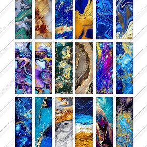 Marble Digital Collage Sheets Printable Download for Domino Pendants ...
