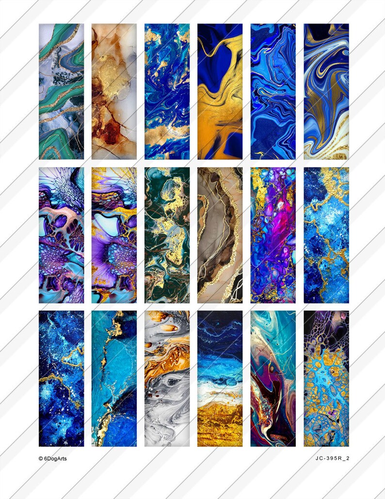 Marble Digital Collage Sheets Printable Download for Domino Pendants ...