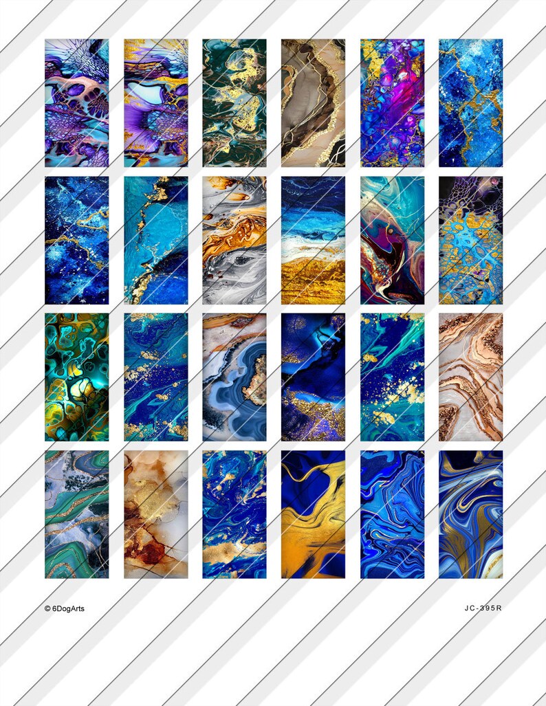 Marble Digital Collage Sheets Printable Download for Domino - Etsy