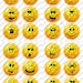 Smileys, Emoji, Emoticons Digital Collage Sheets 3.451" Circles for 3 ...