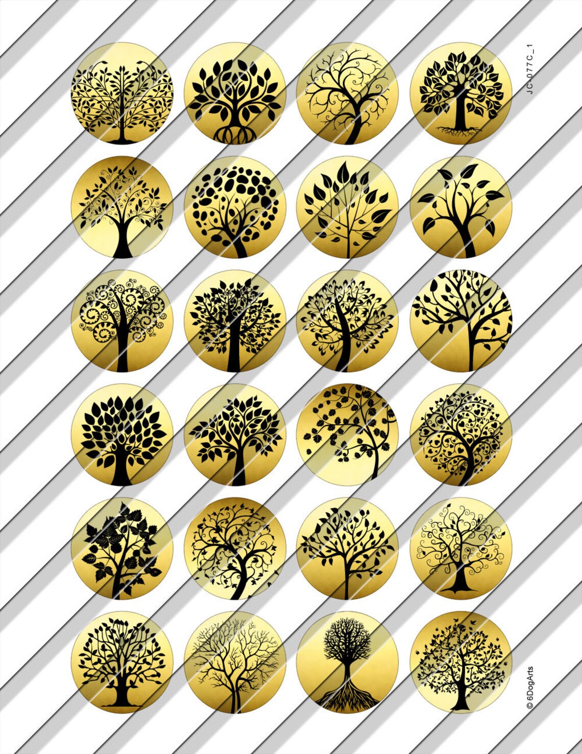 Tree of Life Digital Collage Sheets Printable Downloads for | Etsy