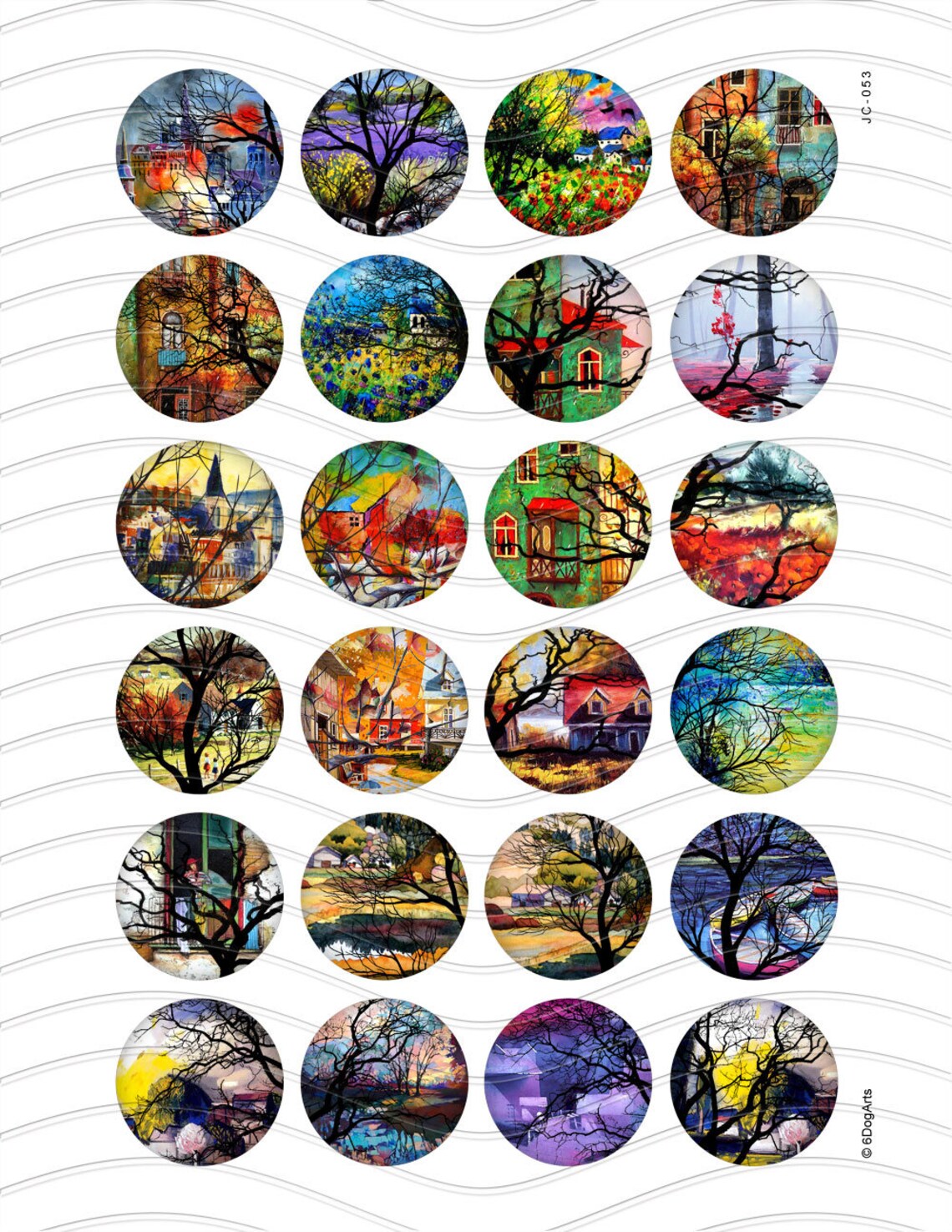 Tree Branches Digital Collage Sheets Printable Downloads for - Etsy