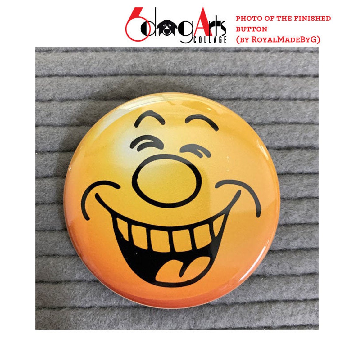 Smileys, Emoji, Emoticons Digital Collage Sheets 3.451" Circles for 3 ...