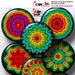 Circus Mandala Digital Collage Sheets Printable Download Pendants Glass ...