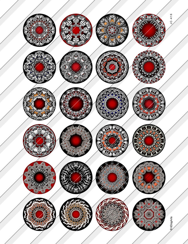 Silver Shield Digital Collage Sheets Printable Download Bottle Caps ...