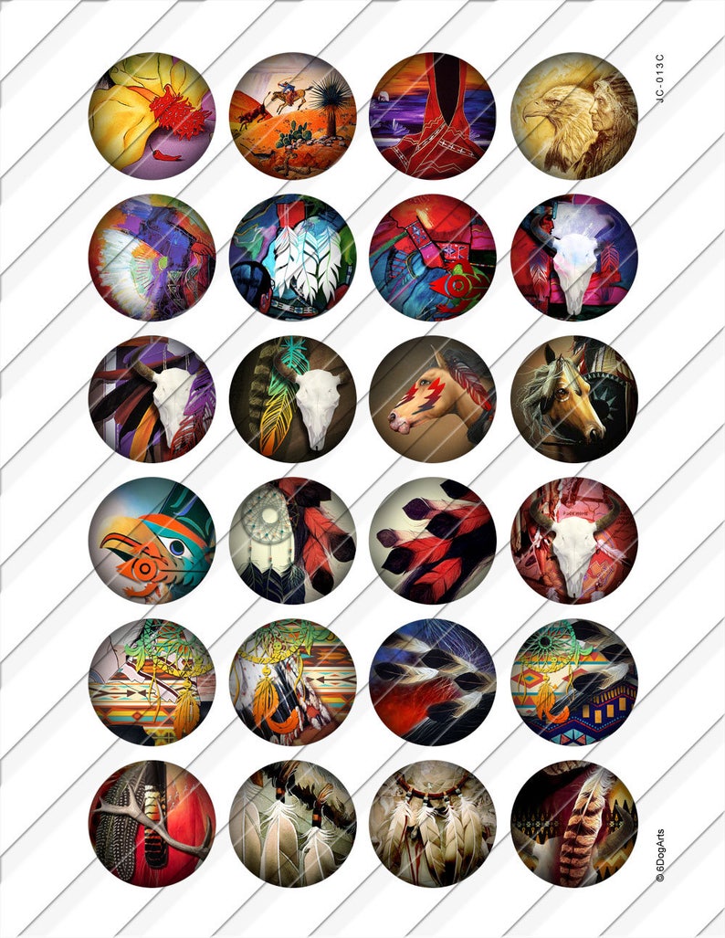 Native American Designs Digital Collage Sheets Printable - Etsy