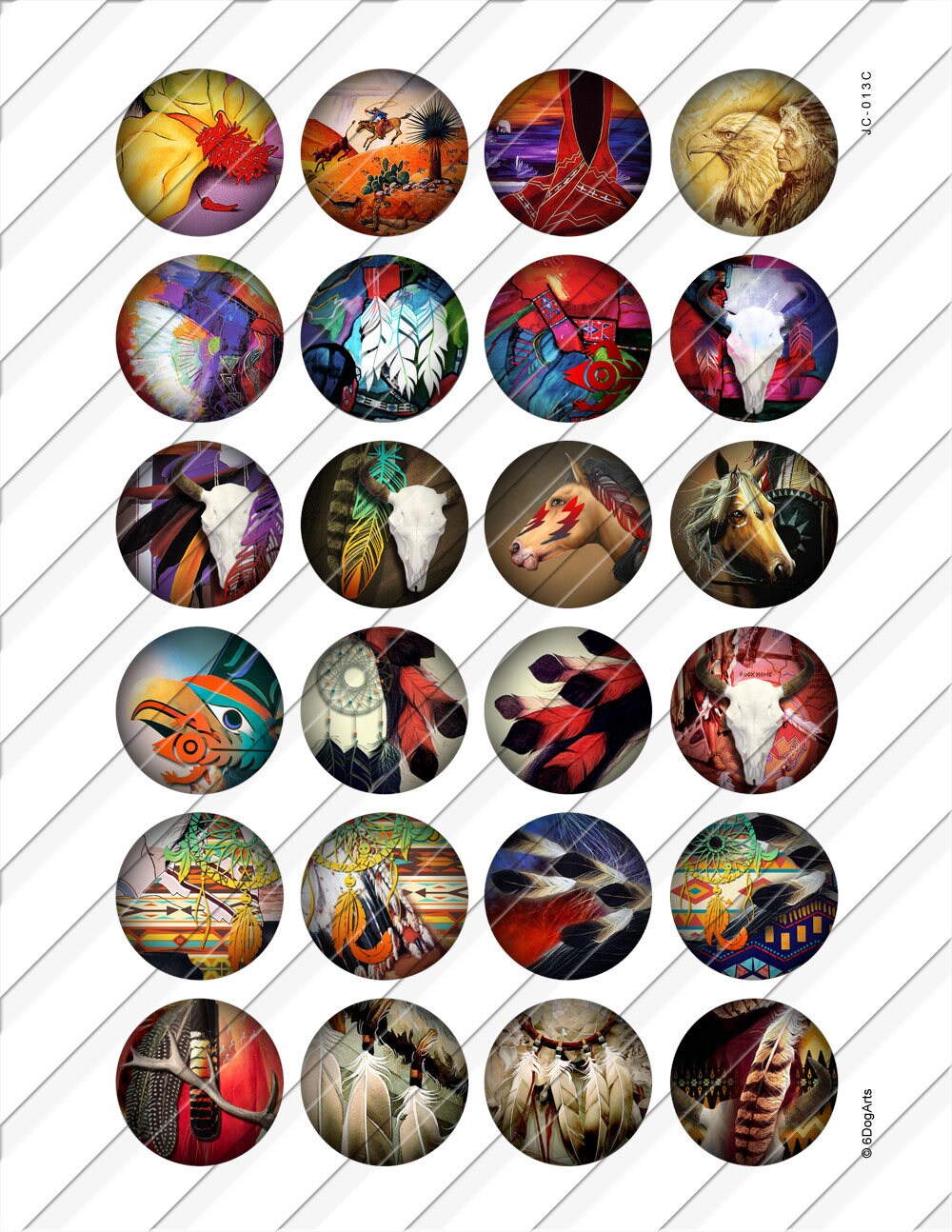 Native American Designs Digital Collage Sheets Printable - Etsy