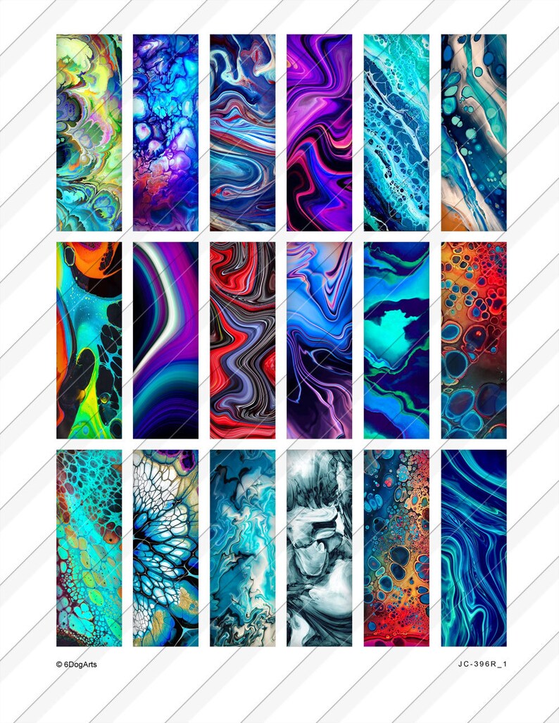 Marble Digital Collage Sheets Printable Download for Domino Pendants ...