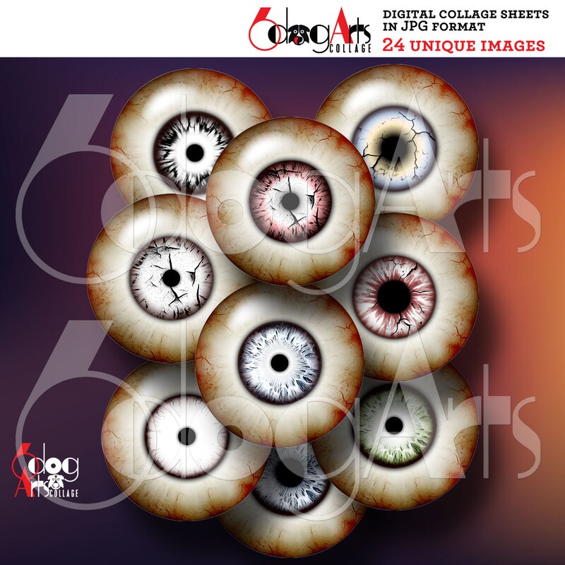Realistic Horror Eye - Etsy