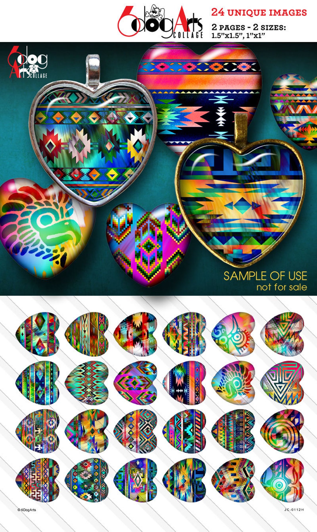 Native American Patterns Digital Collage Sheets Printable - Etsy