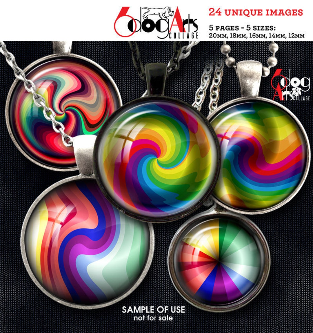 Abstract Swirls Digital Collage Sheets Printable Download - Etsy