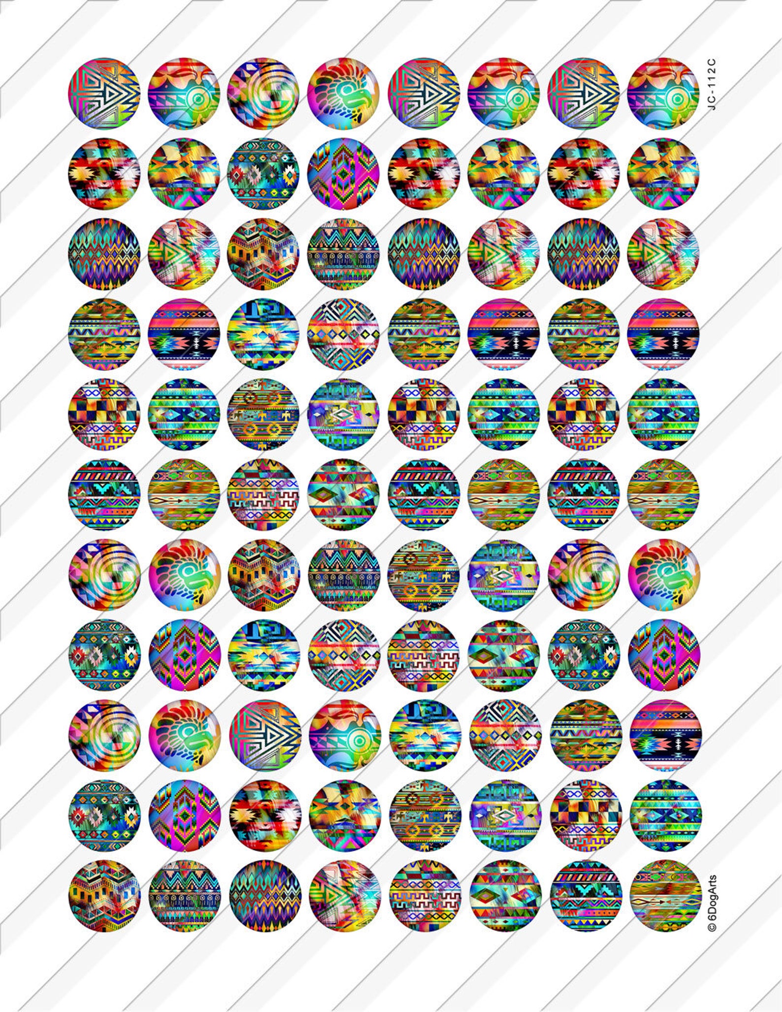 Native American Patterns Digital Collage Sheets Printable Downloads for ...