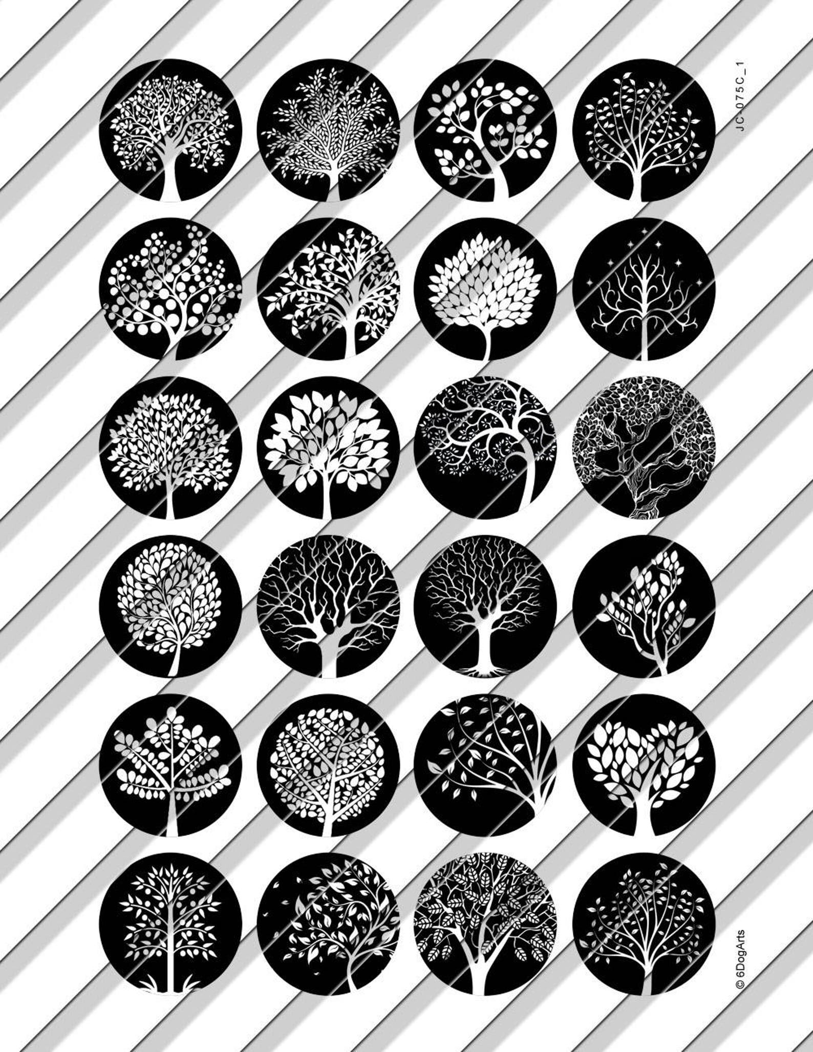 Tree of Life Digital Collage Sheets Printable Downloads for - Etsy Israel