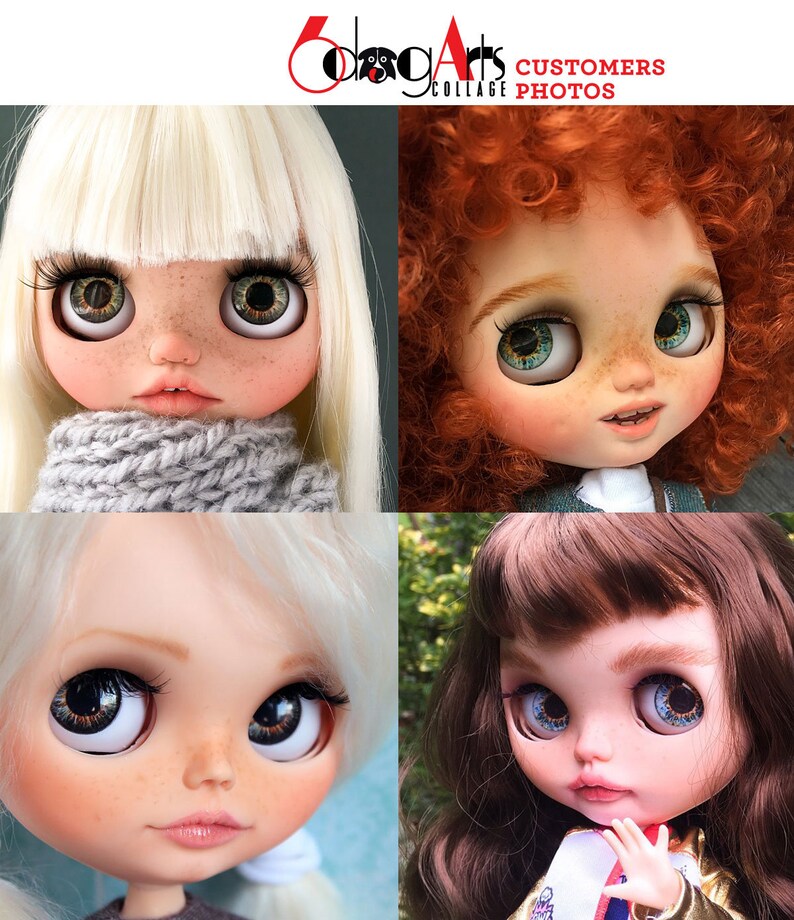 Doll Eyes Digital Collage Sheets Printable Irides Download | Etsy