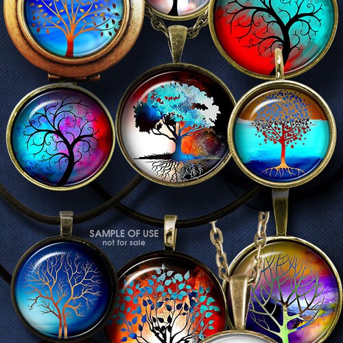 48 Tree of Life Digital Collage Sheets Printable Download - Etsy