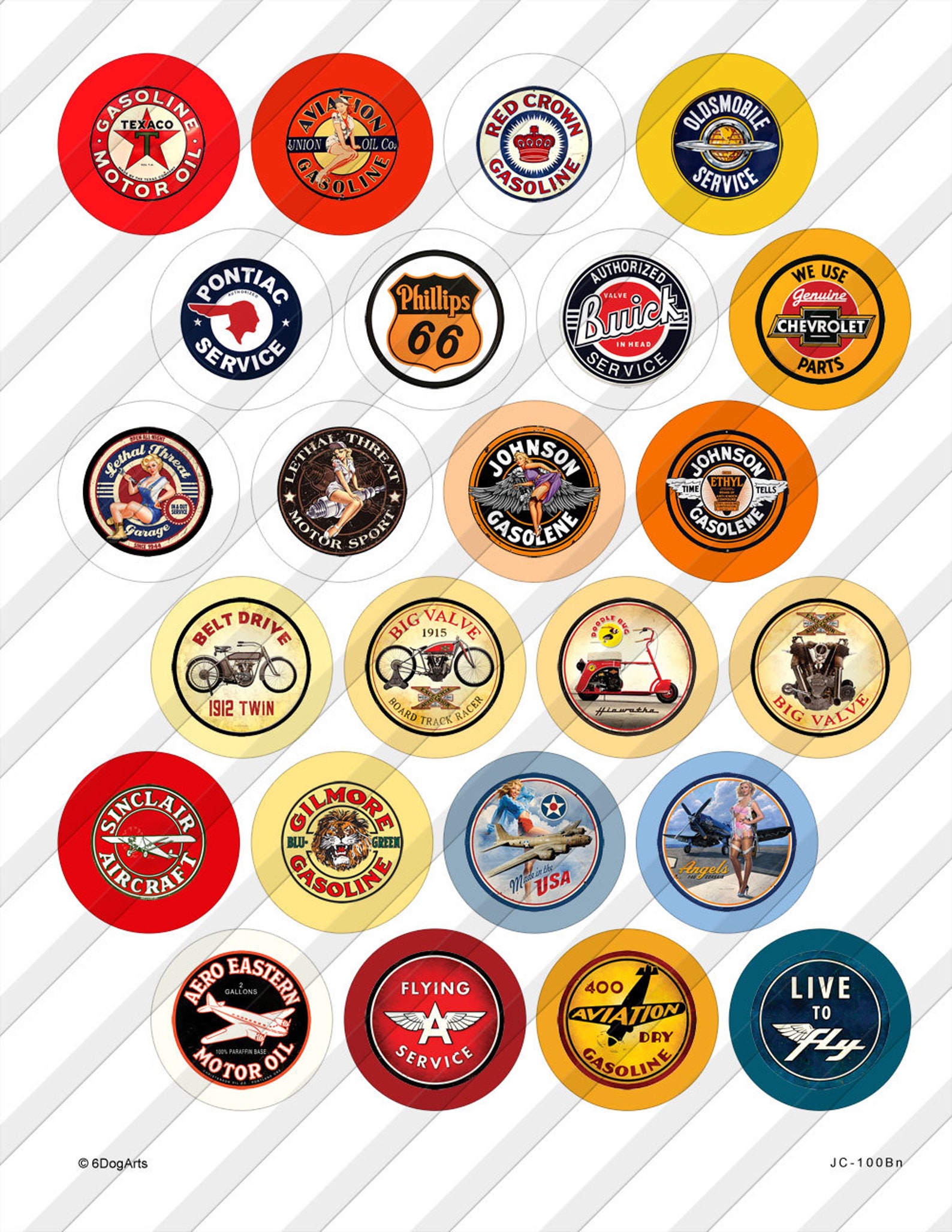 Vintage Signs Digital Collage Sheets Printable 2.755 - Etsy