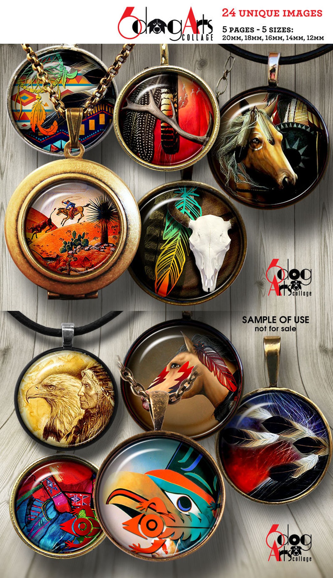 Native American Designs Digital Collage Sheets Printable - Etsy