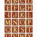 Vintage Alphabet Letters Digital Collage Sheets Printable - Etsy