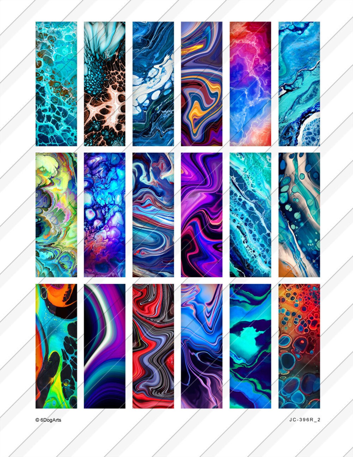 Marble Digital Collage Sheets Printable Download for Domino Pendants ...