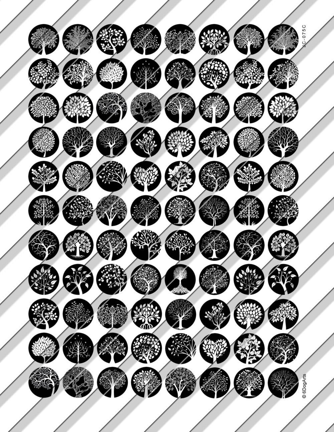 Tree of Life Digital Collage Sheets Printable Downloads for - Etsy
