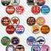 Vintage Signs Digital Collage Sheets Printable Download 4" Circles for ...