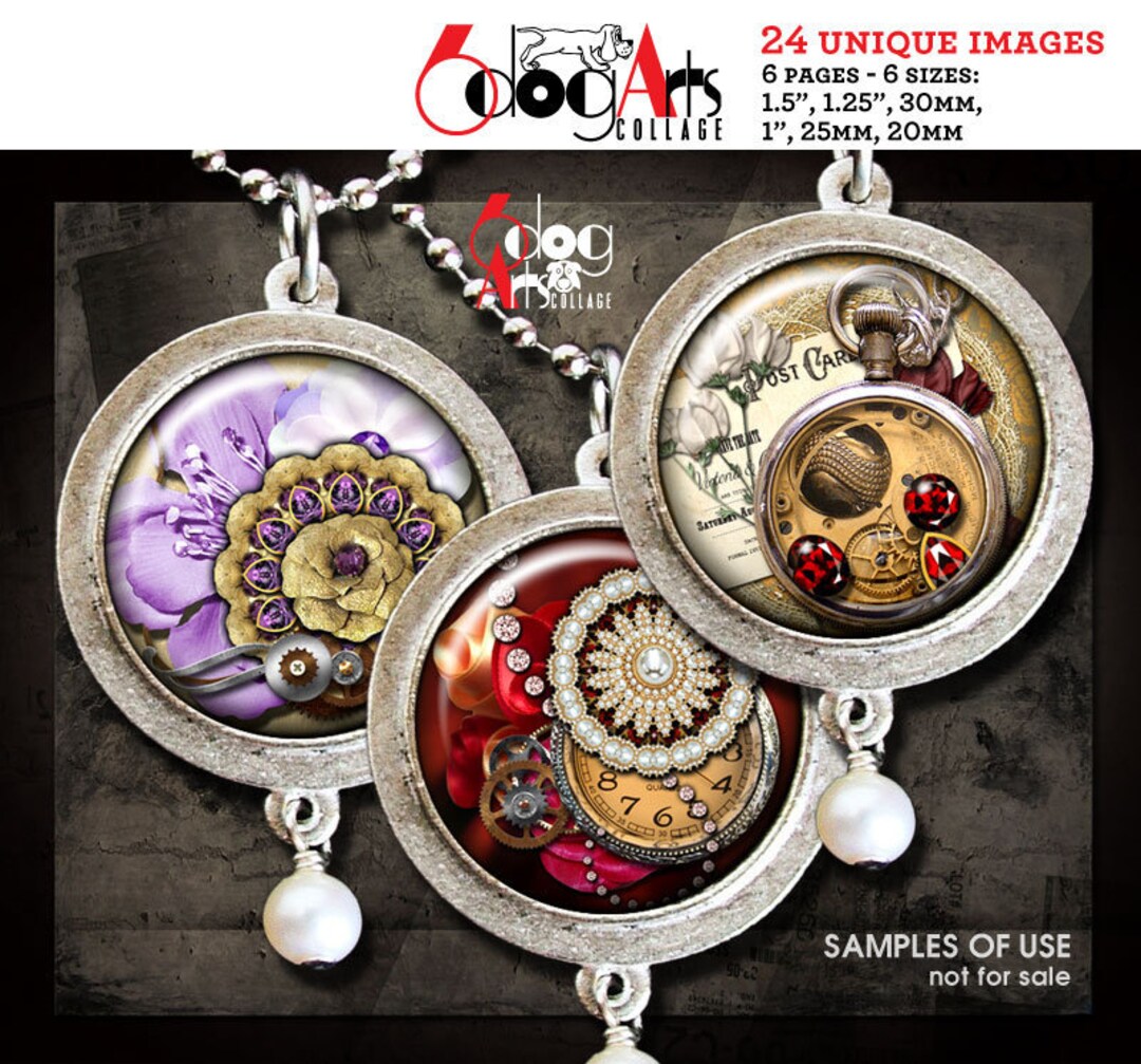 Jewels Digital Collage Sheets Printable Downloadable - Etsy
