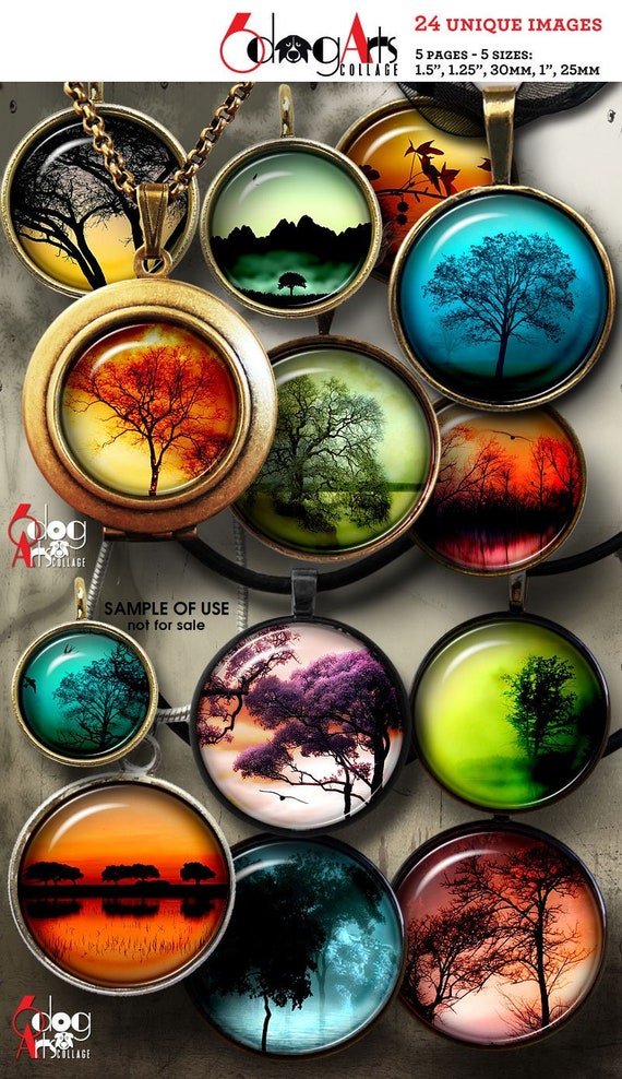 Mist Digital Collage Sheets Printable Downloads for Bottle - Etsy