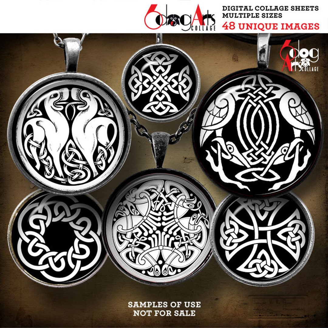 Celtic Designs Digital Collage Sheets Printable Download for Mini ...