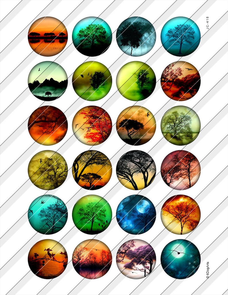 Mist Digital Collage Sheets Printable Downloads for Bottle - Etsy