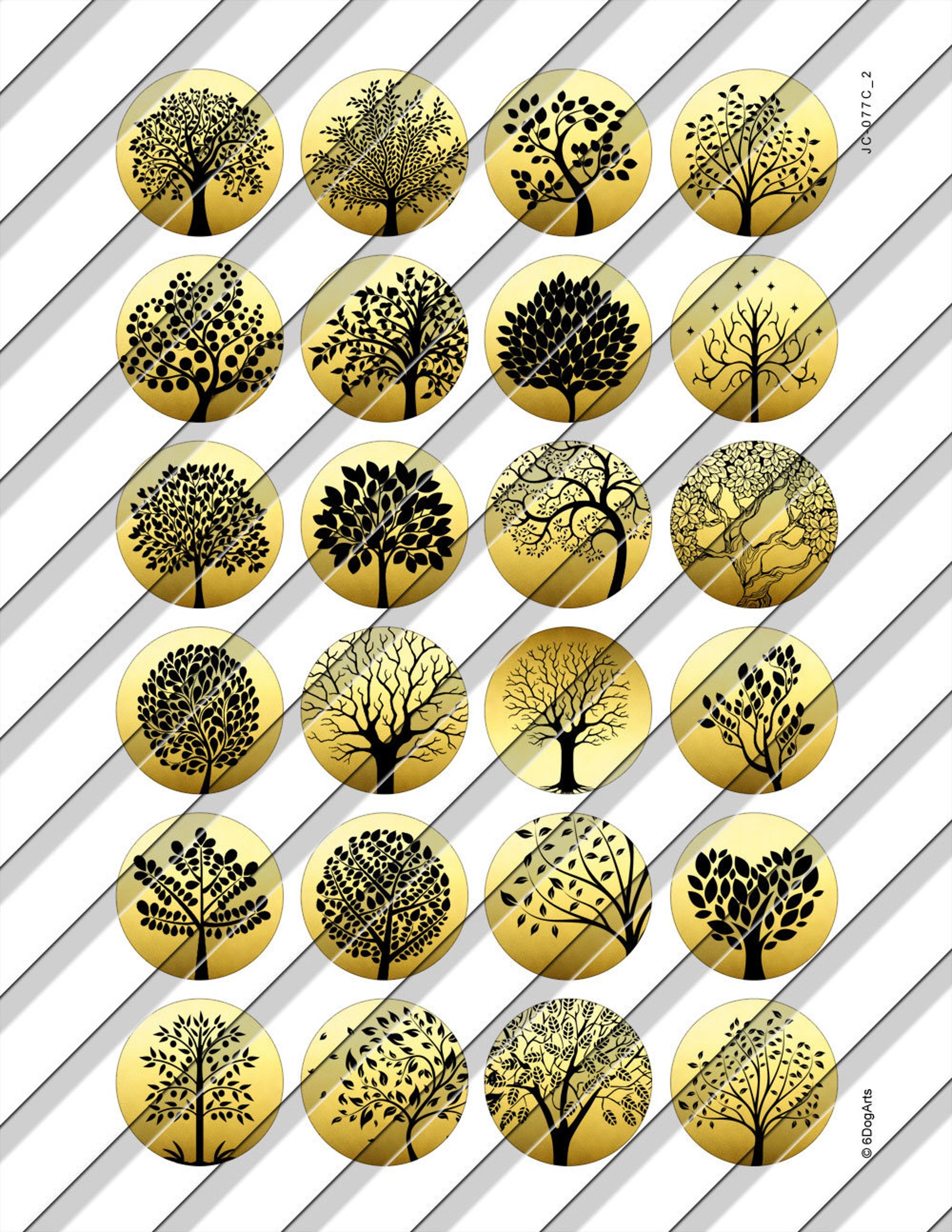 Tree of Life Digital Collage Sheets Printable Downloads for | Etsy
