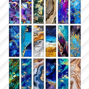 Marble Digital Collage Sheets Printable Download for Domino Pendants ...