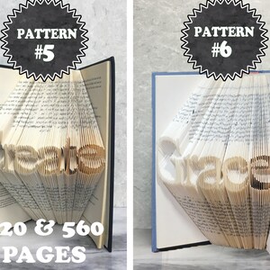 Book Folding Pattern Set - 10 Popular Words - Fold Only - Tutorial With ...