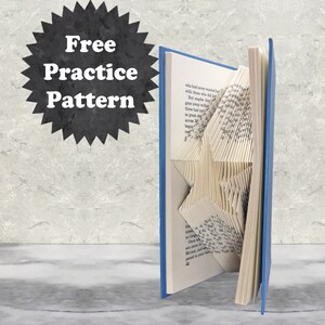 Book Folding Pattern - Read Script - Fold Only Pattern - 2 Sizes ...