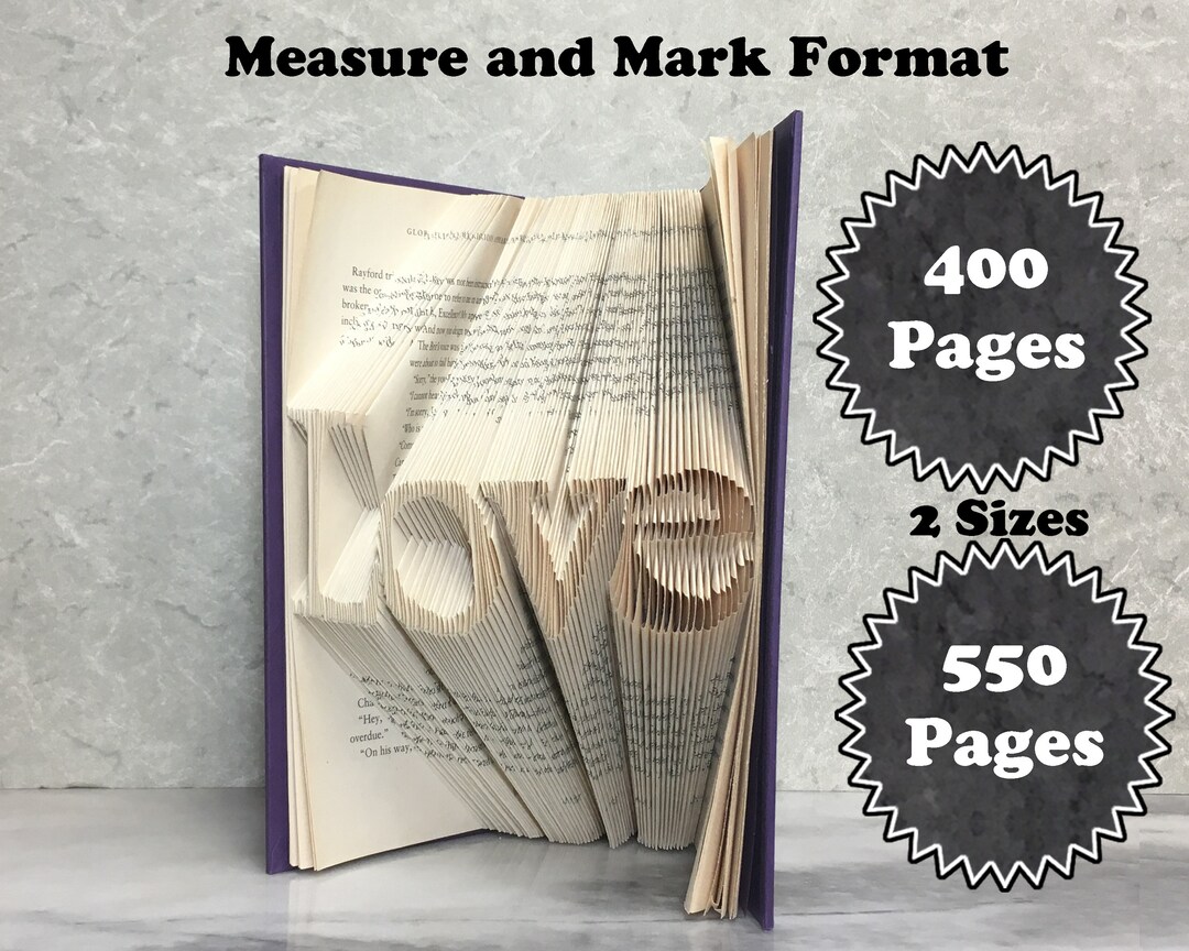 DIY Love Shelf Art Template – Inspiring Book Décor Pattern – Love Book ...