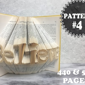 Book Folding Pattern Set - 10 Popular Words - Fold Only - Tutorial With ...