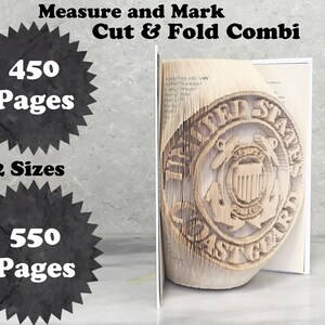 Book Folding Pattern - US Coast Guard Emblem - Cut&fold Combi - 2 Sizes ...