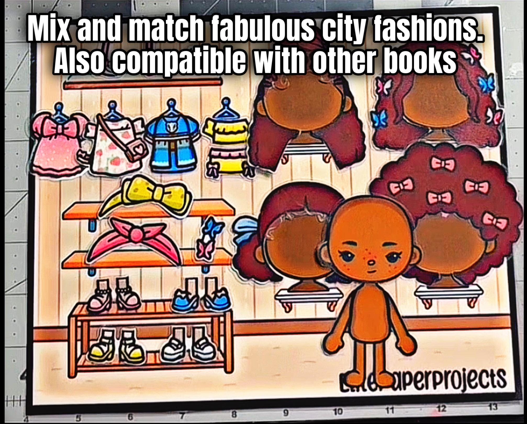 Paperverse Presents Toca Boca Black Girl Magic City Scene My Block - Etsy
