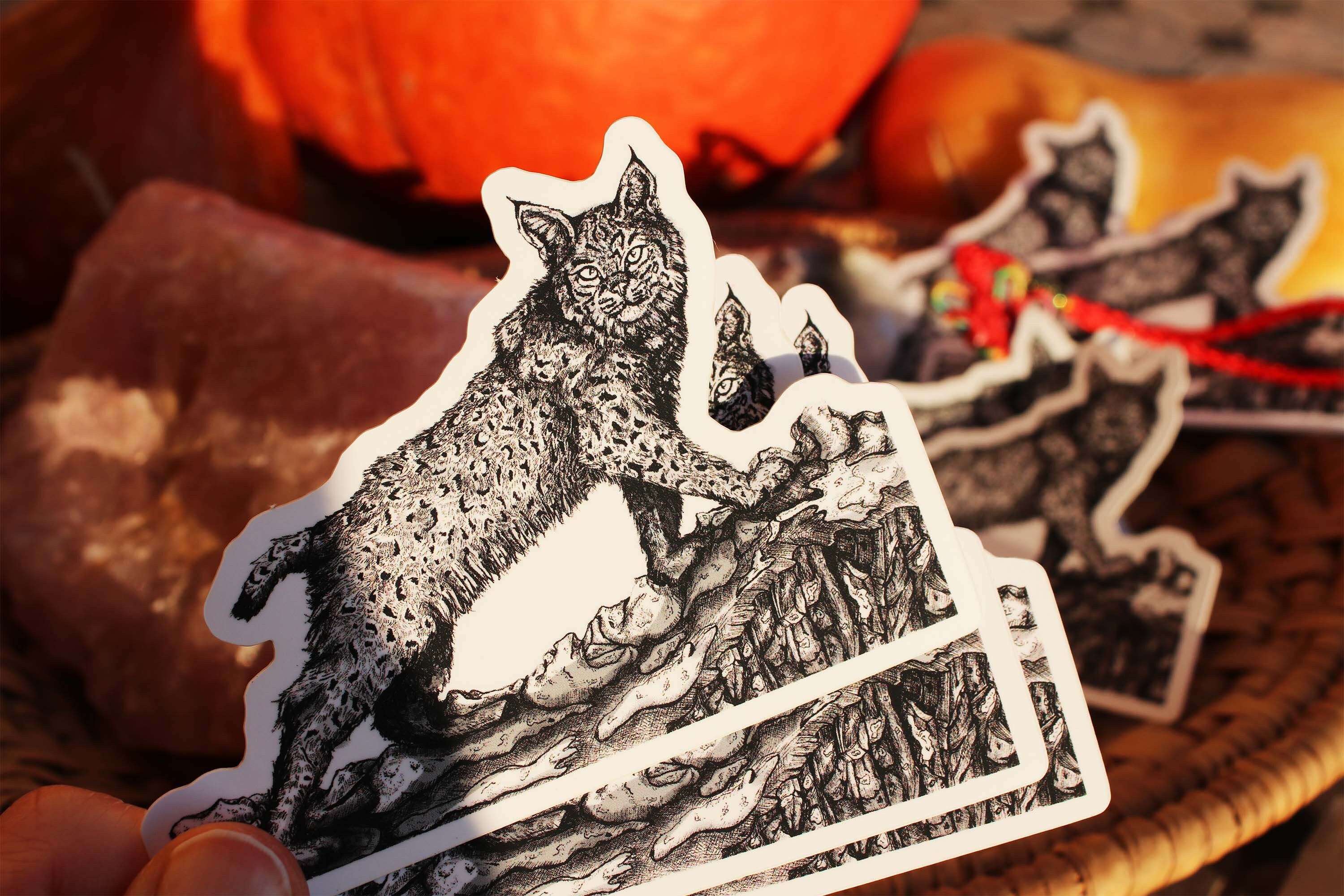 Sticker Lynx - Etsy