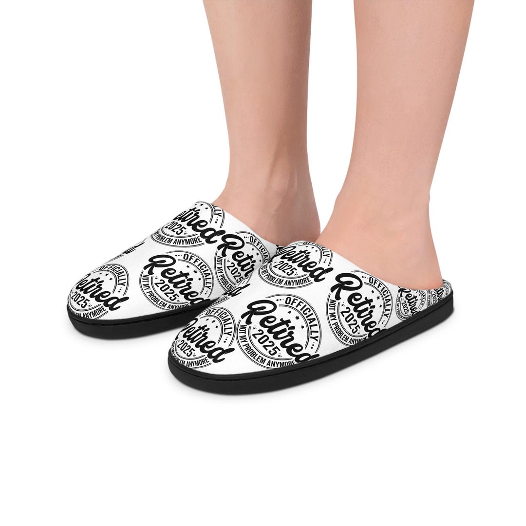 Officially Retirement Slippers 2025 - Etsy UK